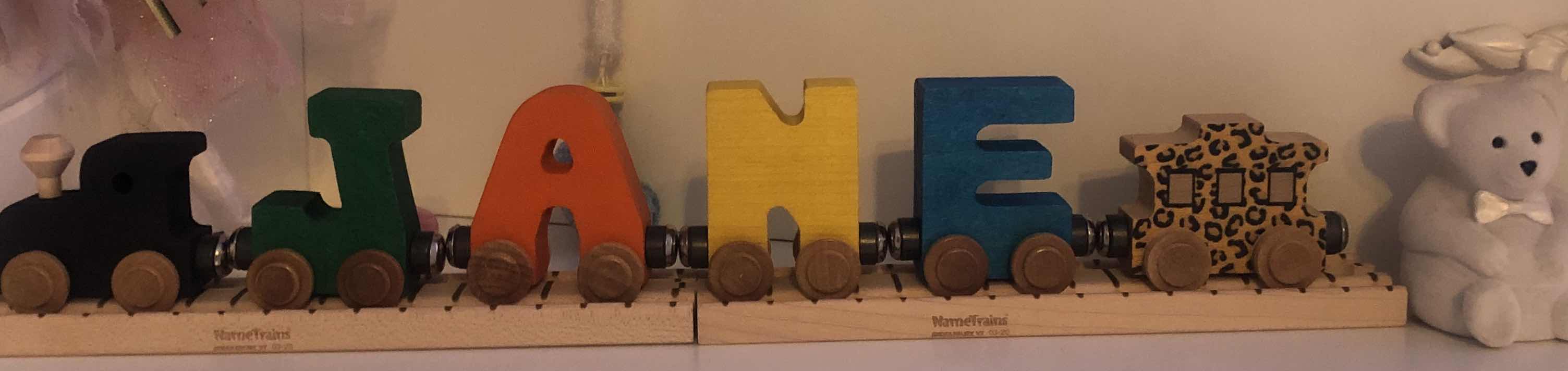 Name Trains. Personalize Child's Name Using Alphabet Trains